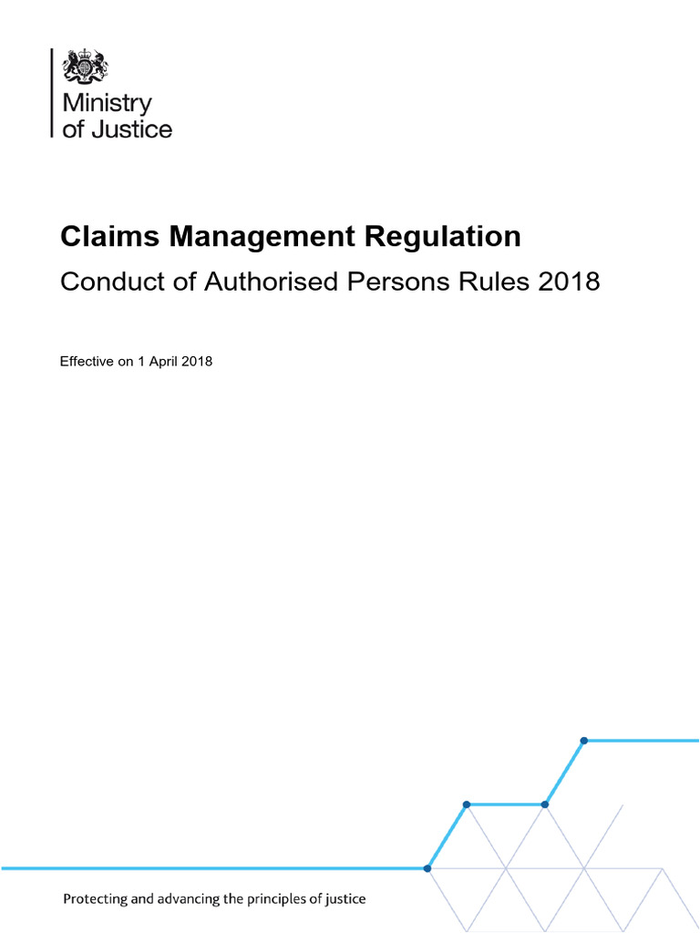 CMR_-_Conduct_of_Authorised_Persons_Rules_2018__web_ | PDF | Costs In ...