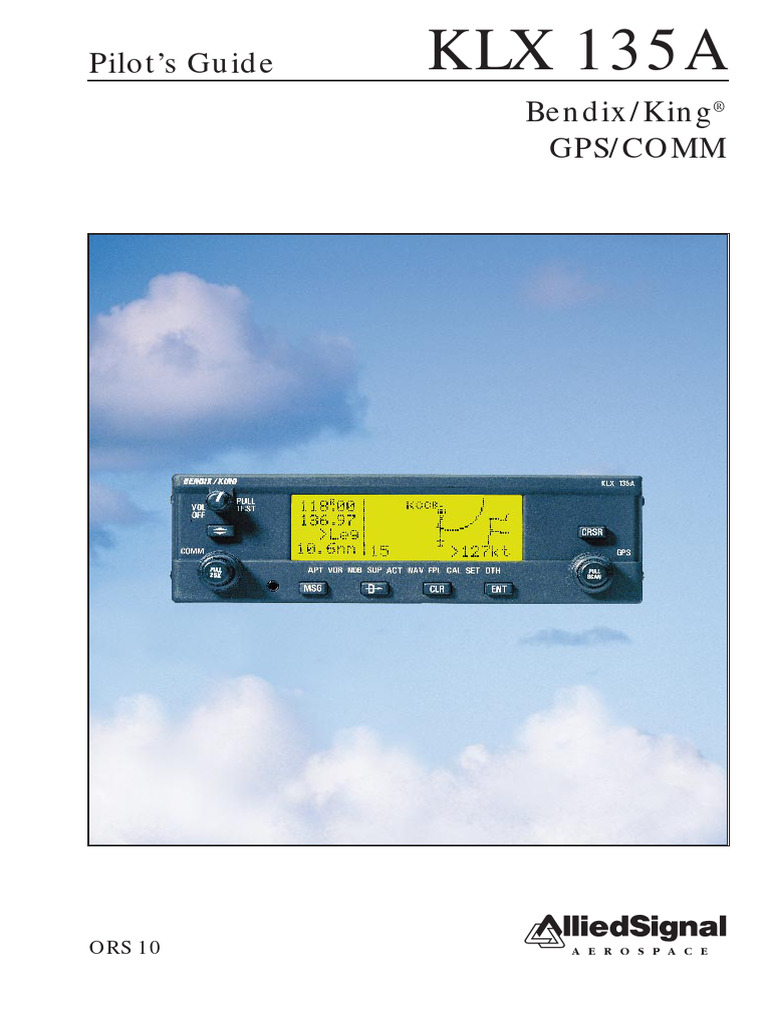 KLX 135A Pilots Guide 006-08789-0000 | PDF | Aviation | Navigation
