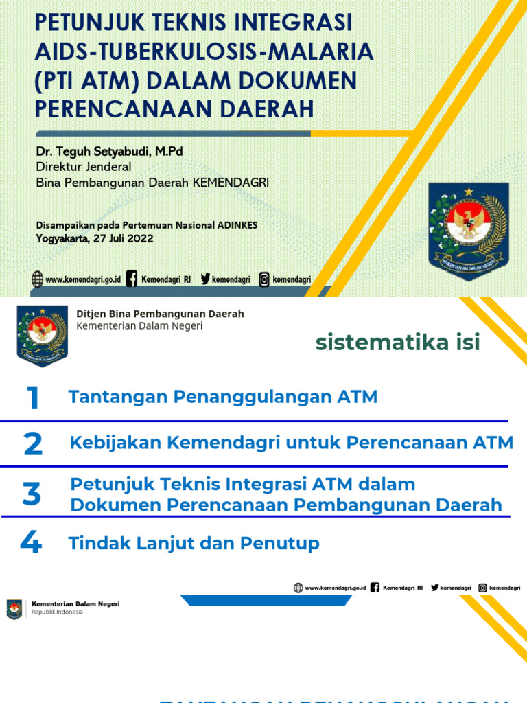 Budiono Subambang, ST, MPM,1_ 28Juli_Petunjuk Teknis Integrasi ATM_PERNAS_DirSUPDIII_PERNAS ...