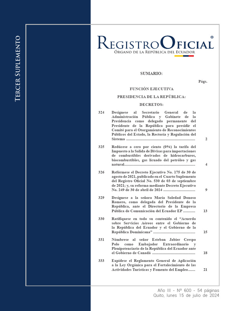 Reforma Al Reglamento Losncp | PDF | Gobierno