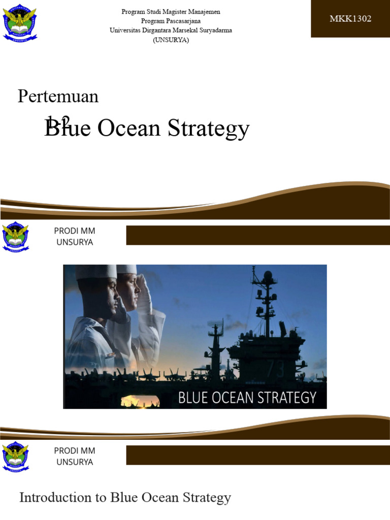 Dr. Sri Yanthy Yosepha S.PD MM 29032024125146 Meeting 1 - 2 Blue Ocean ...
