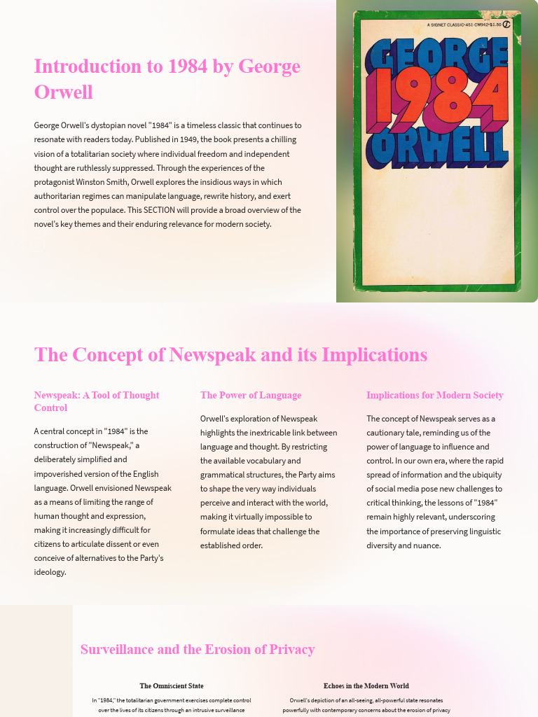 1984 Orwell | PDF | Social Science