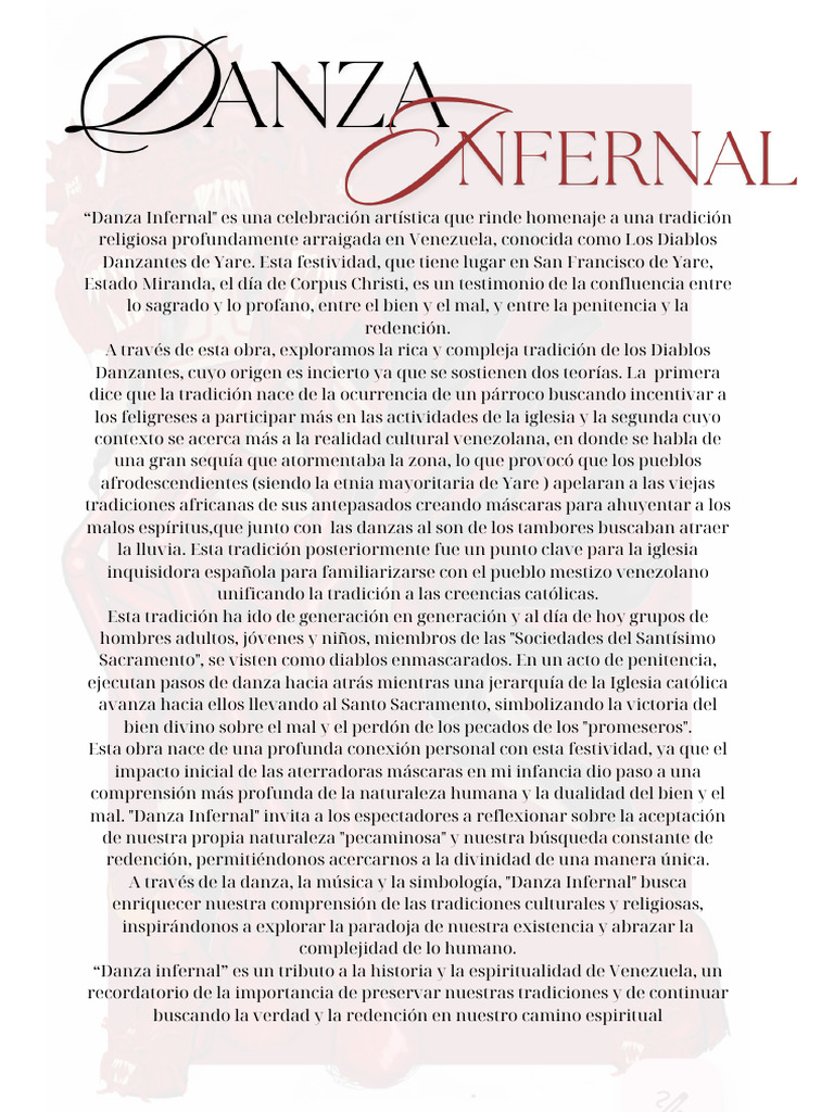 Copia de "Danza Infernal Es Una Celebración Artística Que Rinde ...