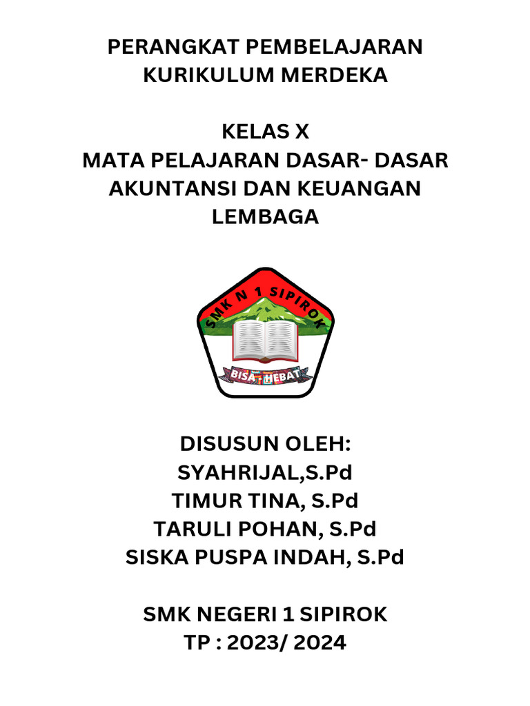 Modul Ajar KLS X Ak | PDF