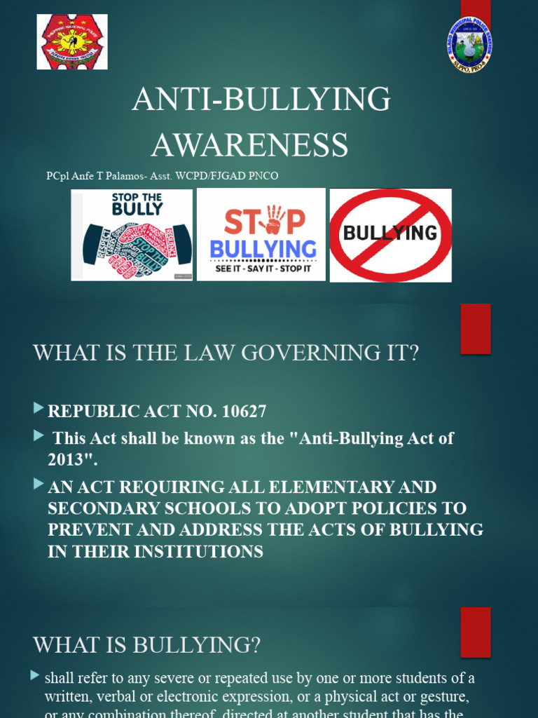 Anti Bullying Awareness | PDF | Bullying | Cyberbullying