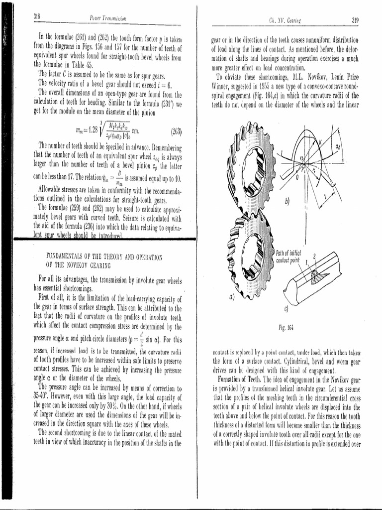 Bánh Răng Novikov | PDF