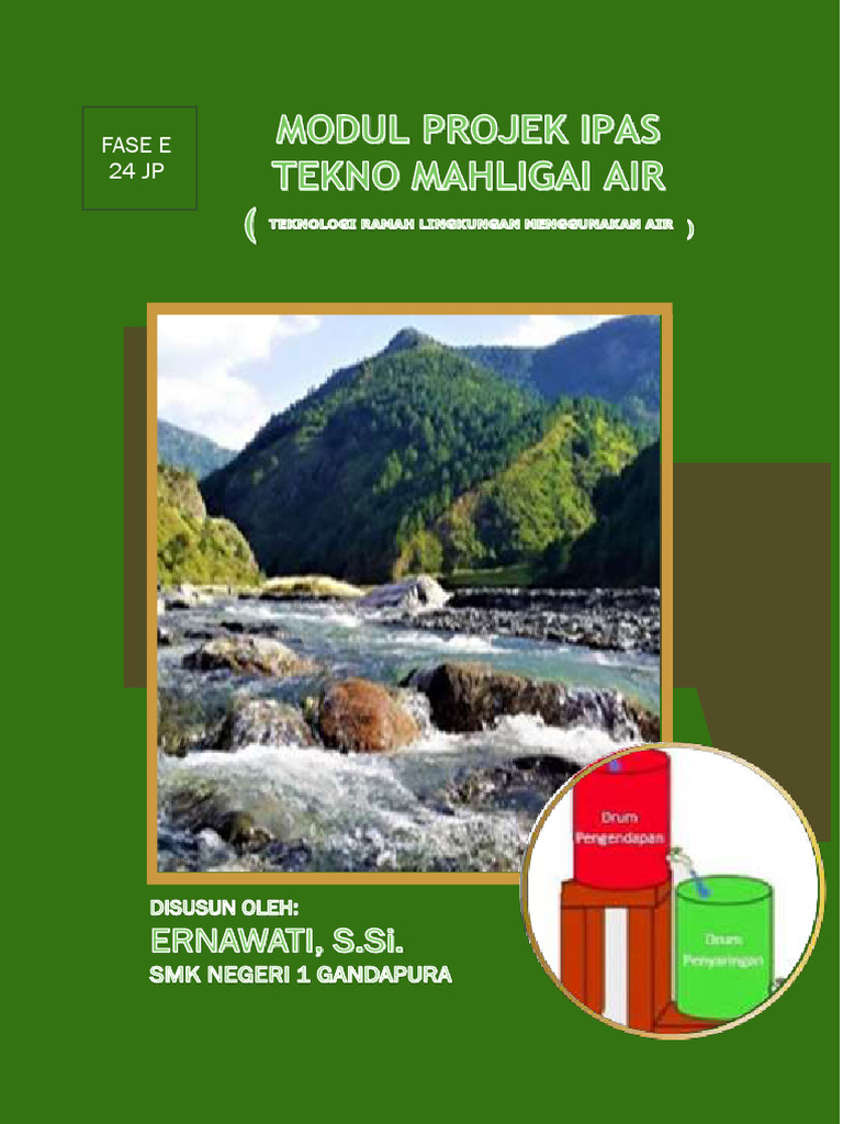 Modul Ajar Projek Ilmu Pengetahuan Alam dan Sosial - Tekno Mahliga Air - Fase E | PDF