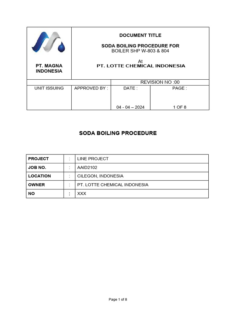 Soda Boiling Procedure Guide | PDF | Materials | Chemistry