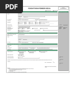 Form Pendaftaran Bpjs TK Excel | PDF