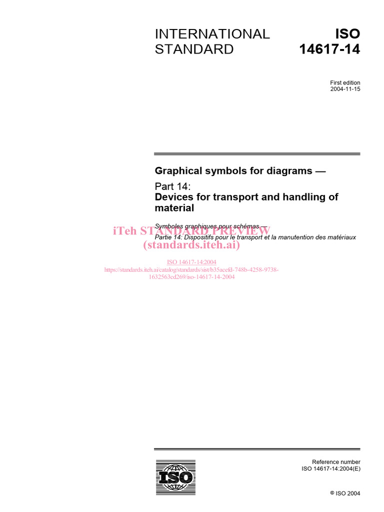 Iso 14617 14 2004 | PDF | International Organization For Standardization