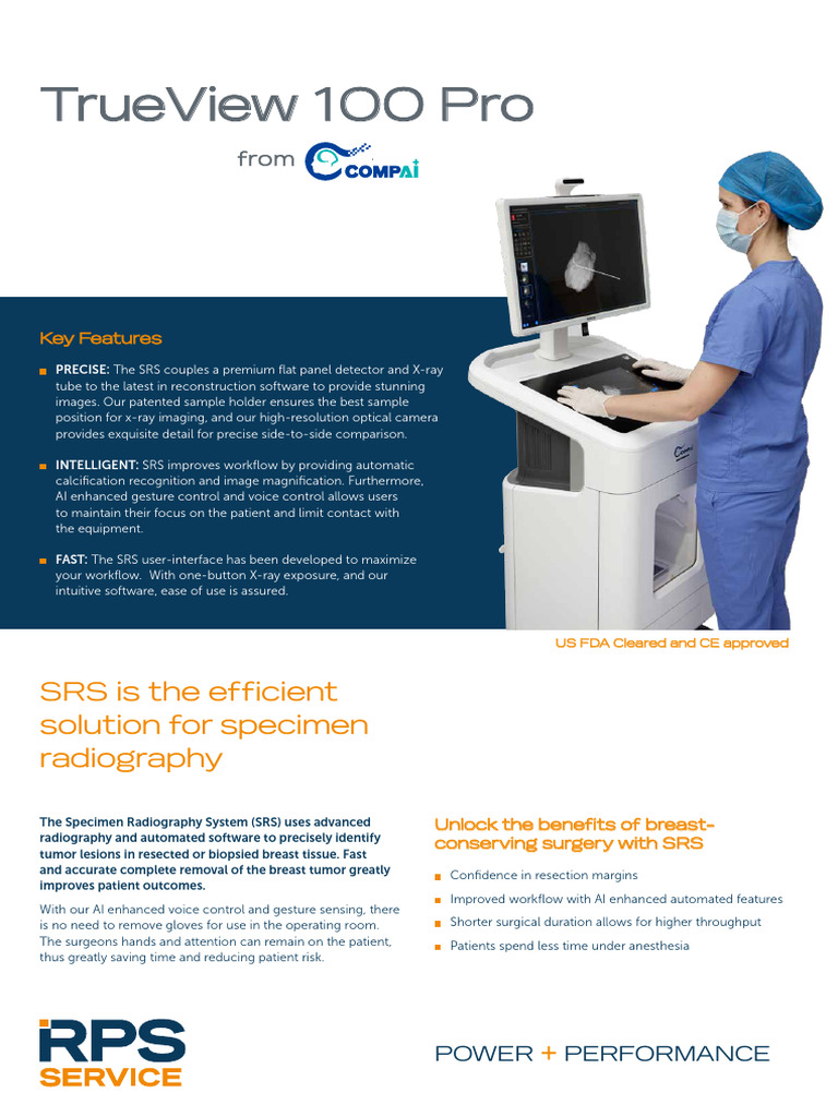 Datasheet-TrueView-100_v4 | PDF | Radiography | X Ray