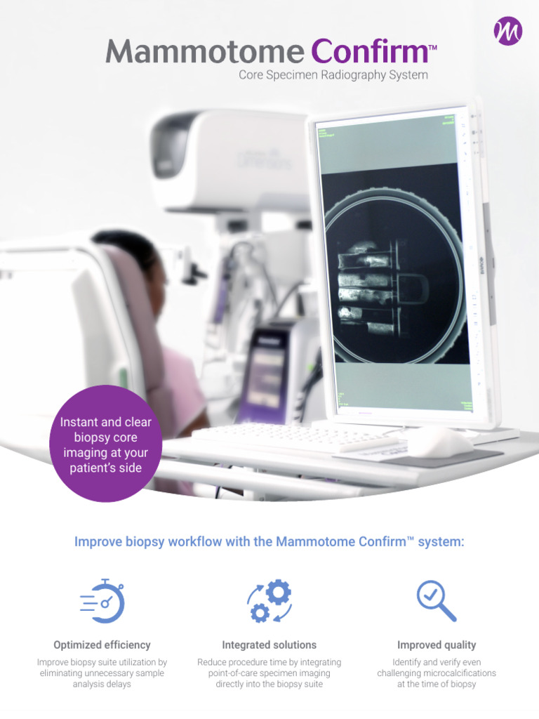 MDM-1807 Mammotome Confirm Brochure | PDF | Imaging
