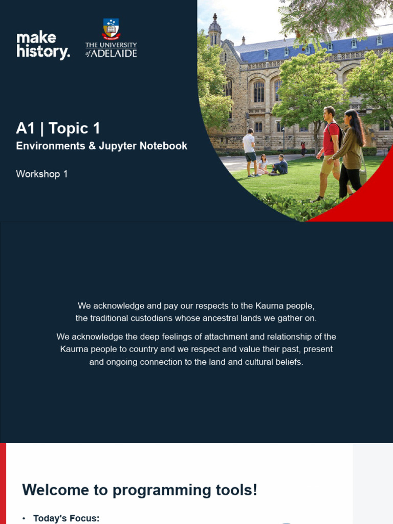 A1 T1 Lecture1 | PDF | Integrated Development Environment | Computer Programming