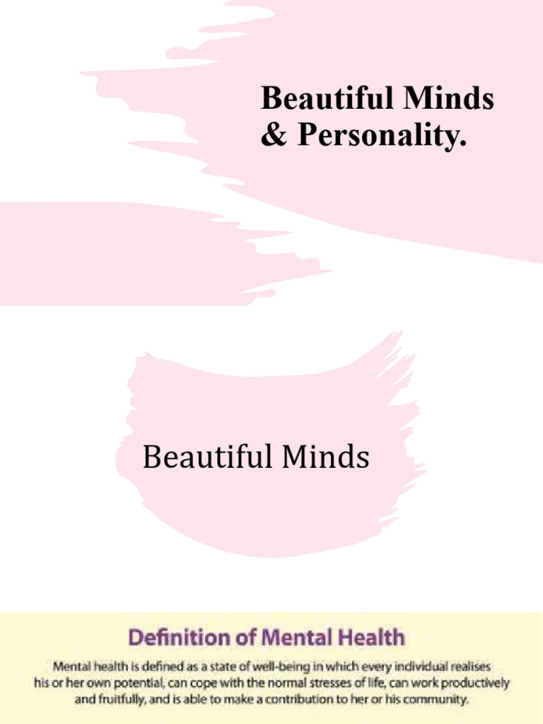 Beautiful Minds & Personality | PDF | Mental Disorder | Psychopathy