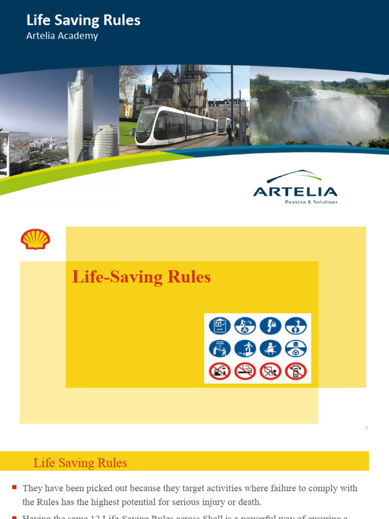 1 Life Saving Rules-Copy20231010091201 | PDF | Seat Belt