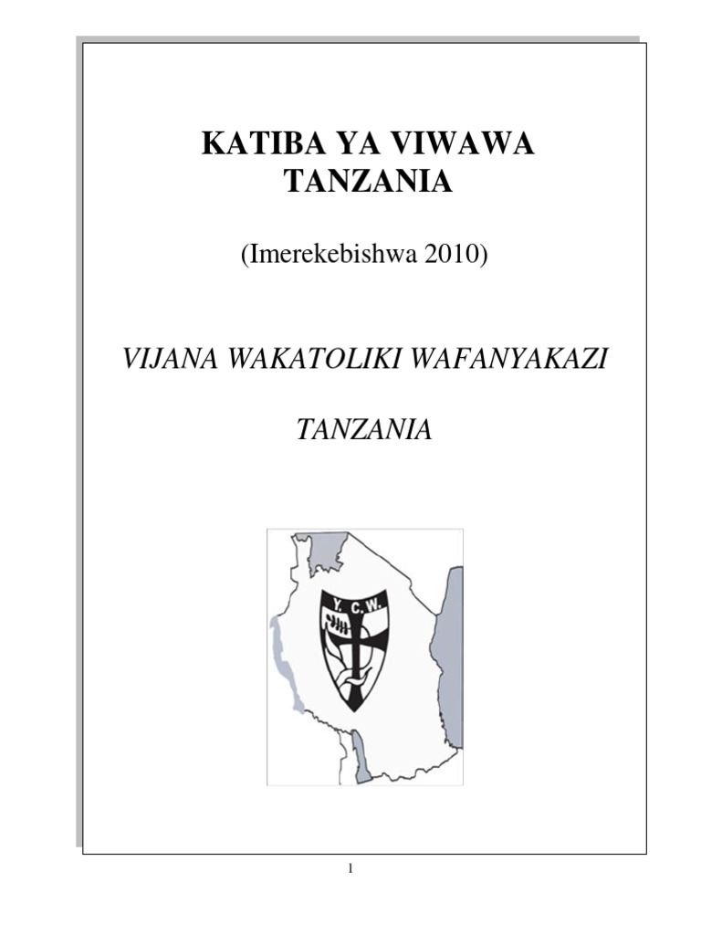 Katiba Ya Viwawa 2010 | PDF