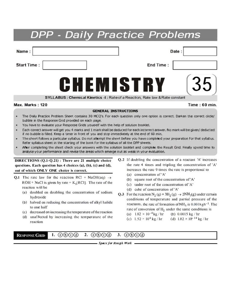 J NVNPGP MZ06 KQBHGPD SW | PDF | Reaction Rate | Reaction Rate Constant