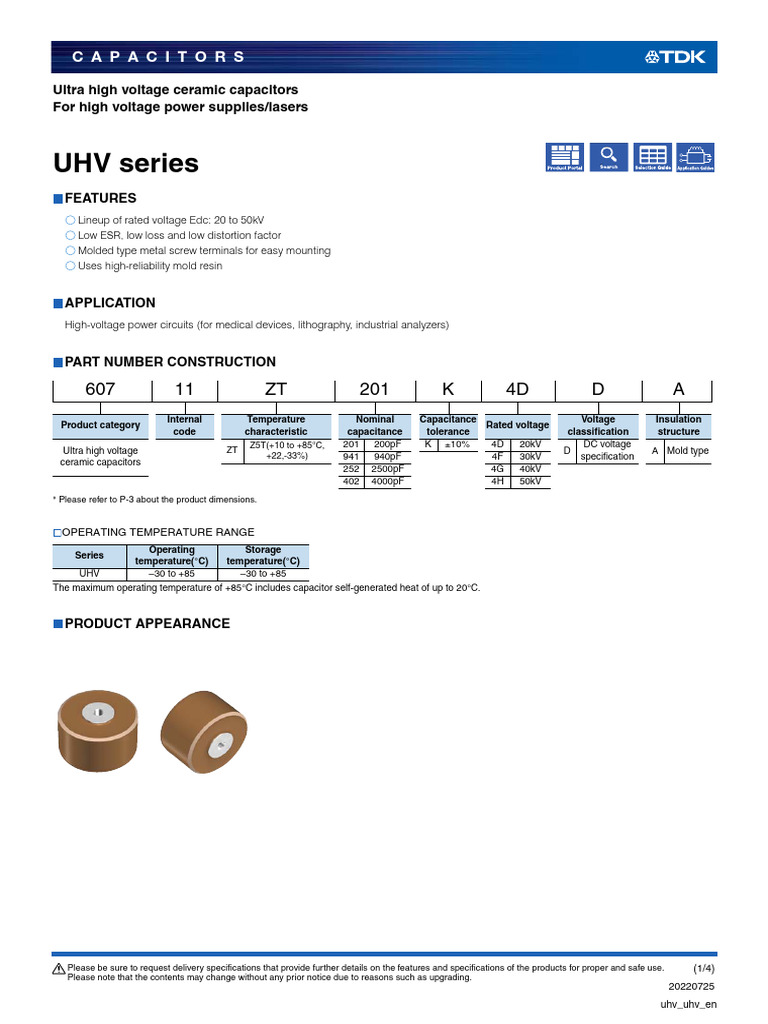 Uhv Uhv En Pdf Capacitor Electrical Engineering