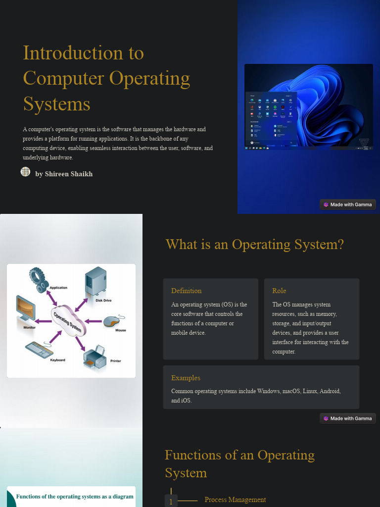 Introduction To Computer Operating Systems | PDF | Operating System ... Introduction To Computer Operating Systems | PDF | Operating System ...
