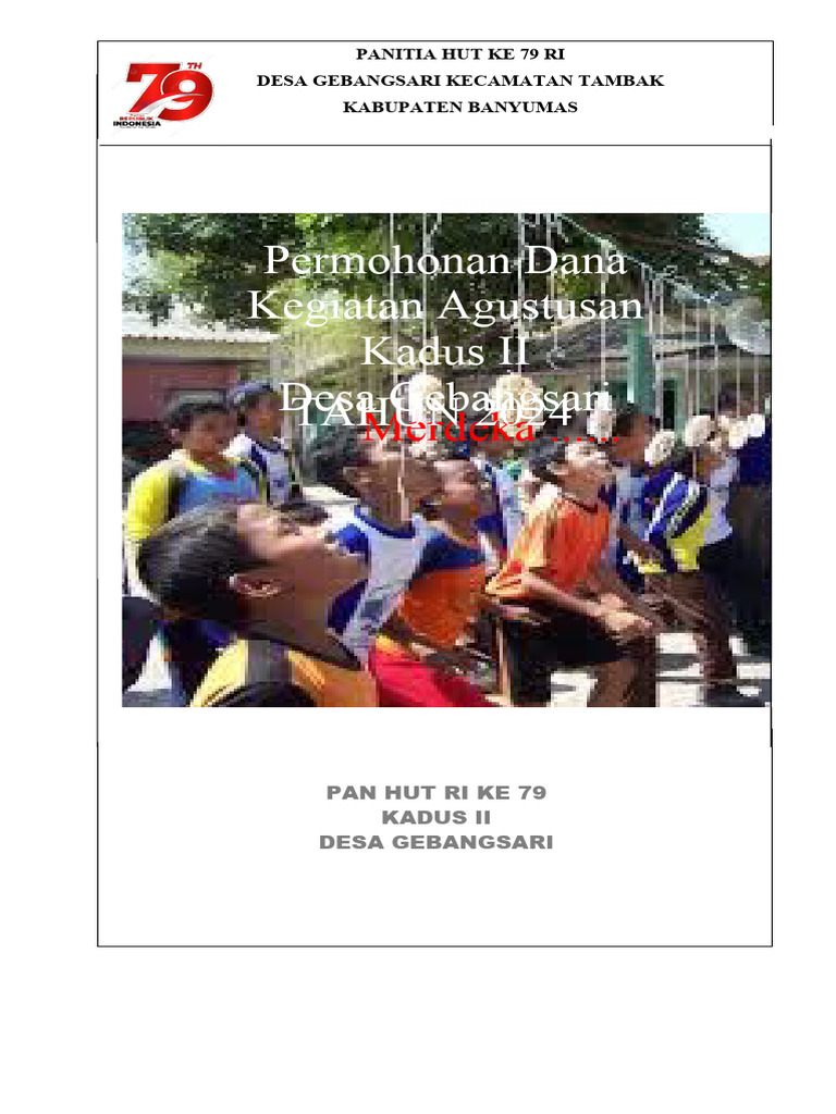PROPOSAL Agustusan Kadus II 2024 | PDF