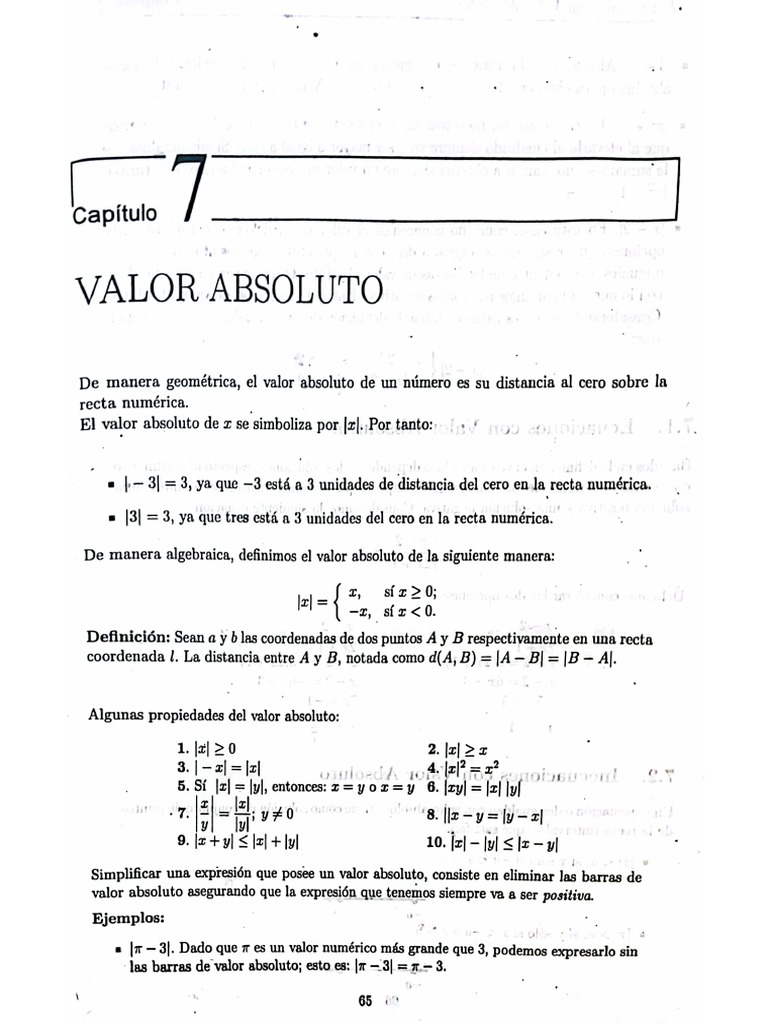 Valor Absoluto | PDF