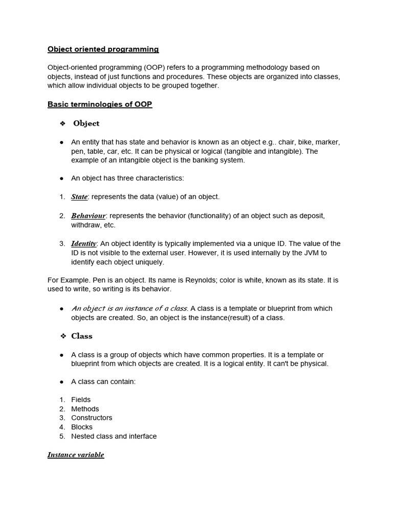 Untitled Document Pdf Inheritance Object Oriented Programming Class Computer Programming 4960