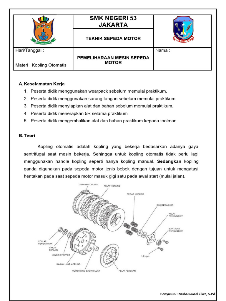 Jobsheet Kopling Otomatis | PDF