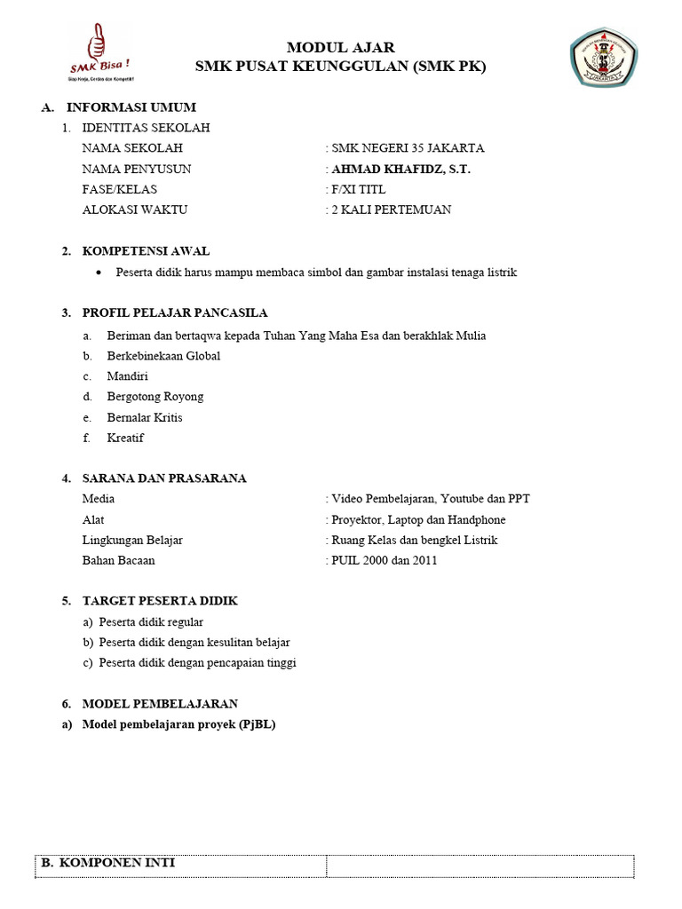 Modul Itl Ajar Xi | PDF