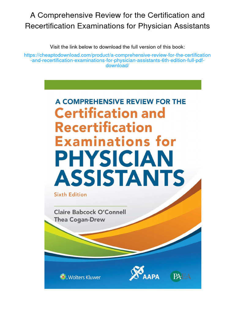 PA Certification Review Guide | PDF | Mental Disorder | Heart