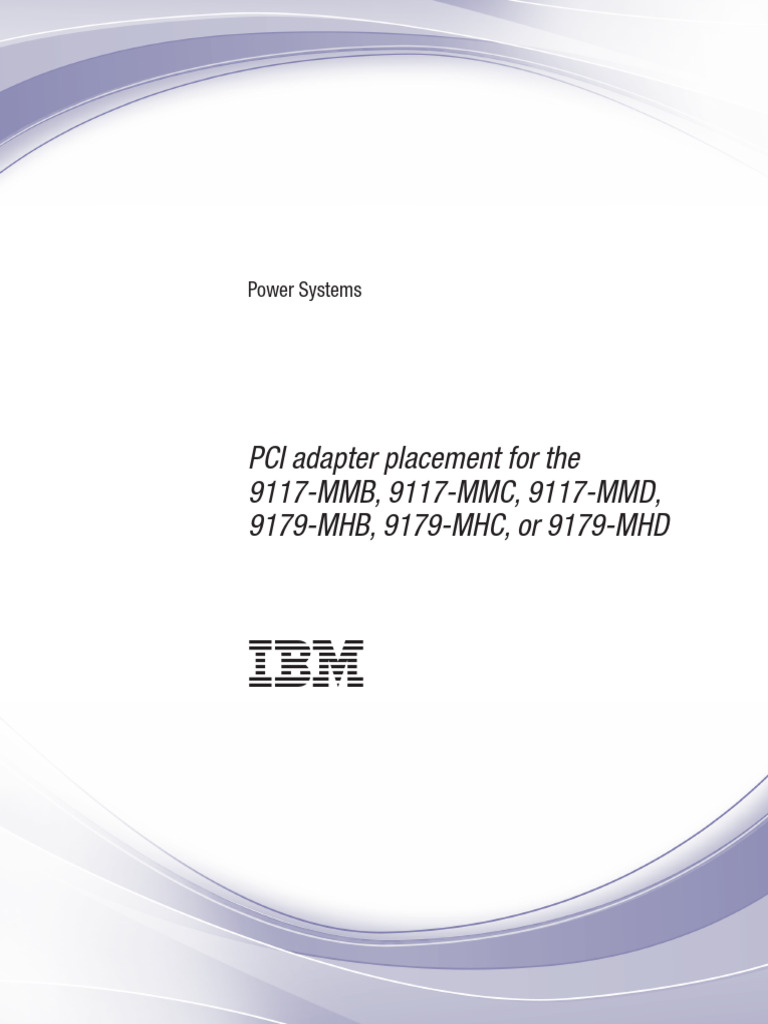 Power Systems - PCI Adapter Placement For The 9117-MMB ... - IBM | PDF ...
