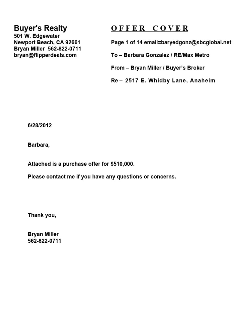 !OFFER SFR - 11 2014b | PDF | Market (Economics) | Business