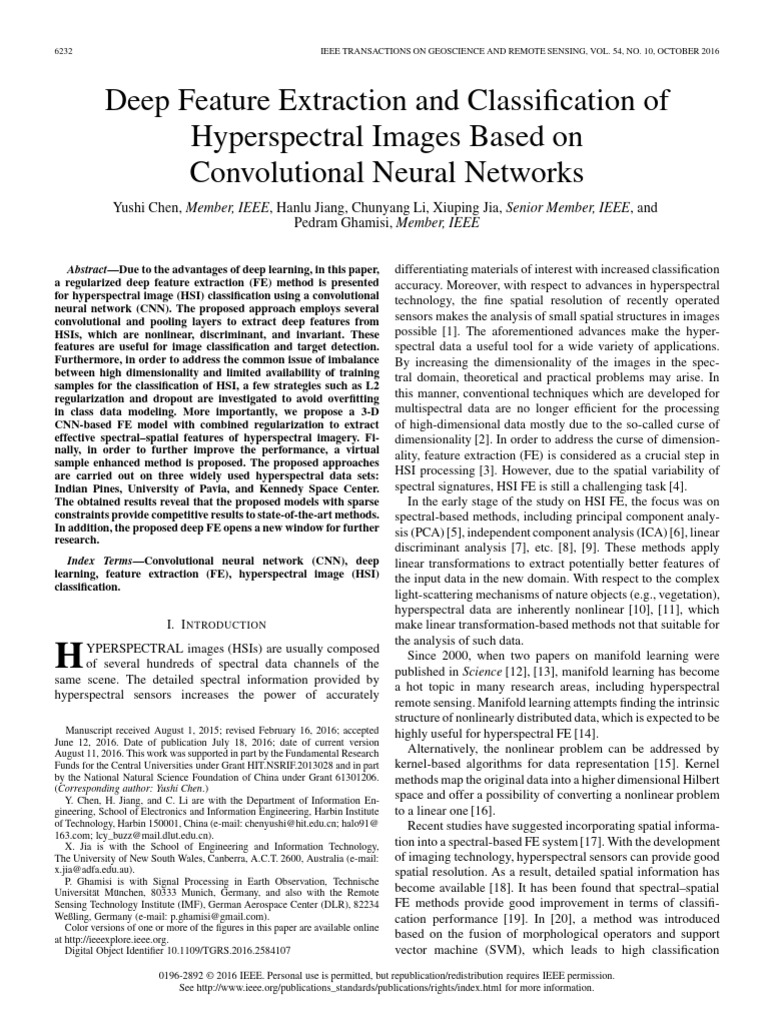 Chen 2016 | PDF | Deep Learning | Artificial Neural Network