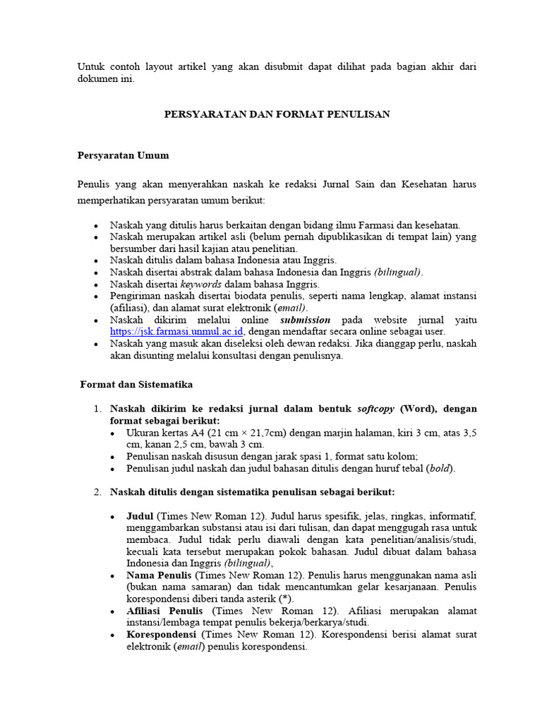 JSK Template Versi | PDF