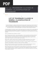 Nice Classification 2020: Goods List | PDF | Foods | Nature