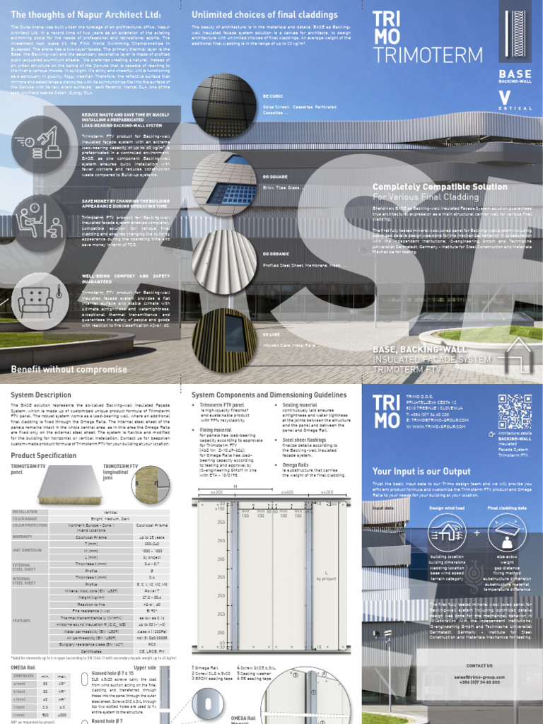 Base - Backing-Wall - Trimoterm FTV - Vertical | PDF | Wall | Building ...