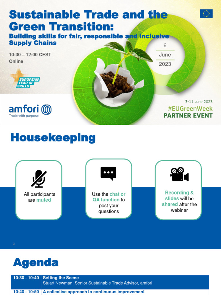 Sustainable Trade Skills for Supply Chains | PDF | Sustainability ...