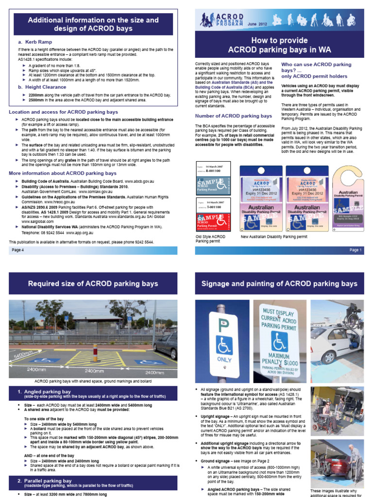 ACROD-bay-design-brochure_ | PDF