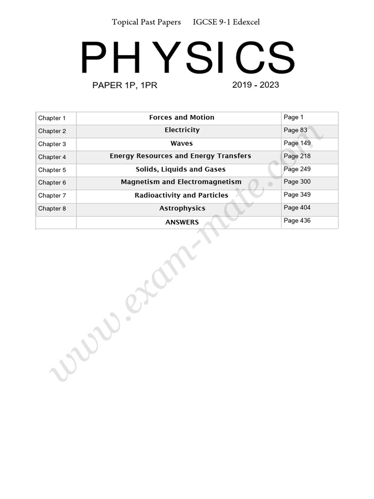 Physics 1P, 1PR | PDF | Force | Theoretical Physics