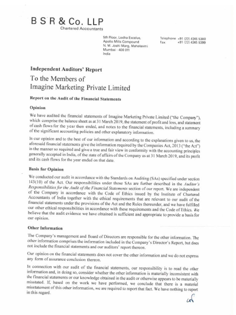 IMPL Financial FTY 2018-19 | PDF