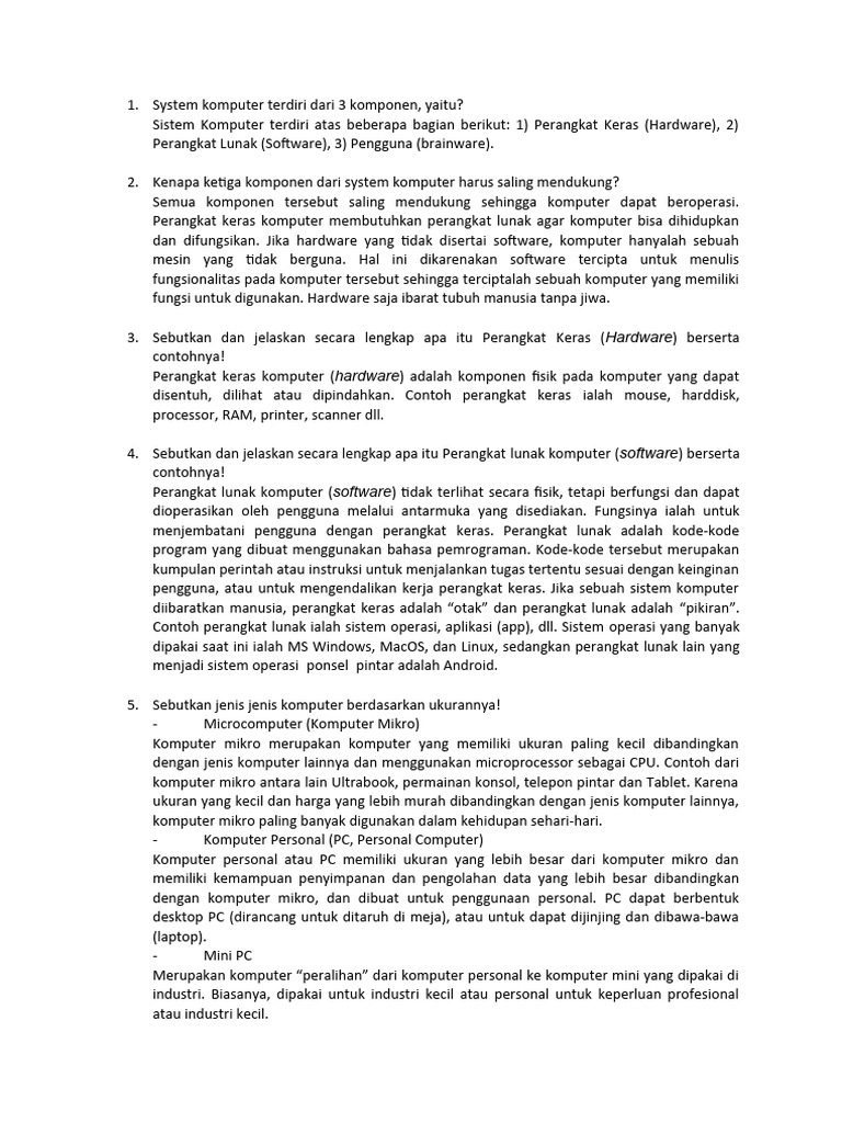 Mid s2 Informatika | PDF