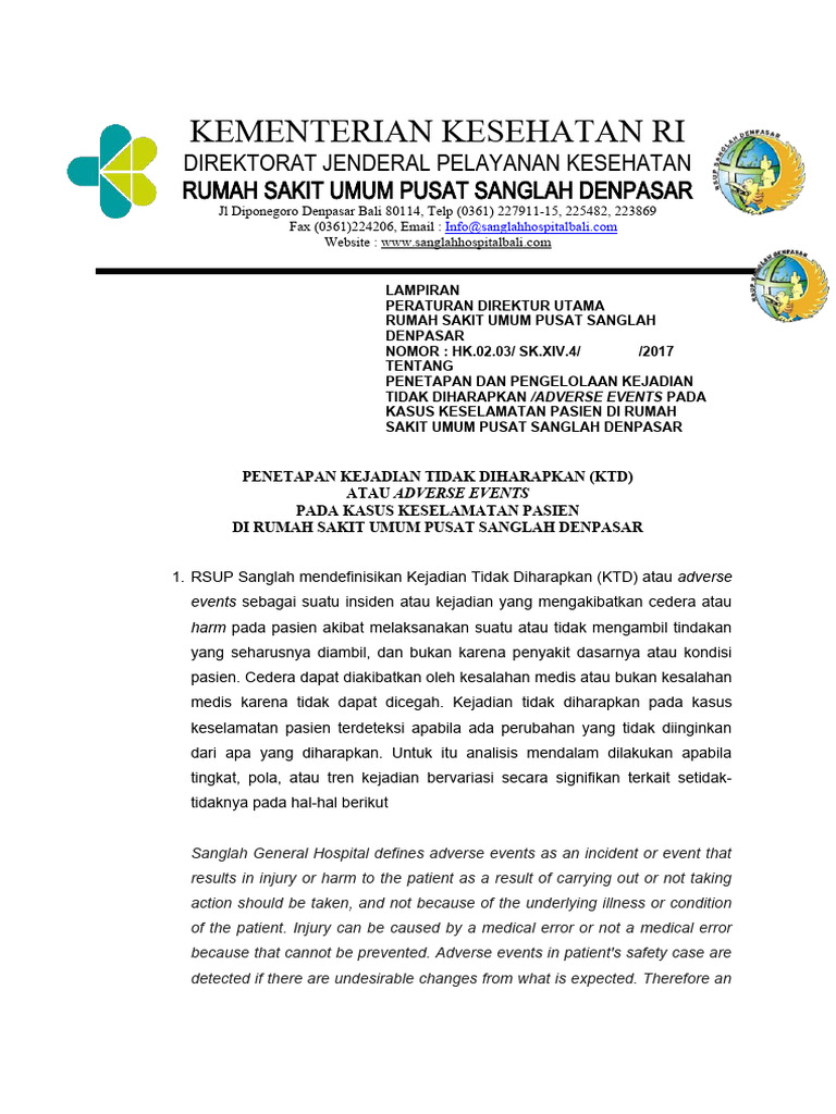 SK Penetapan KTD 2017 | PDF | Sains & Matematika