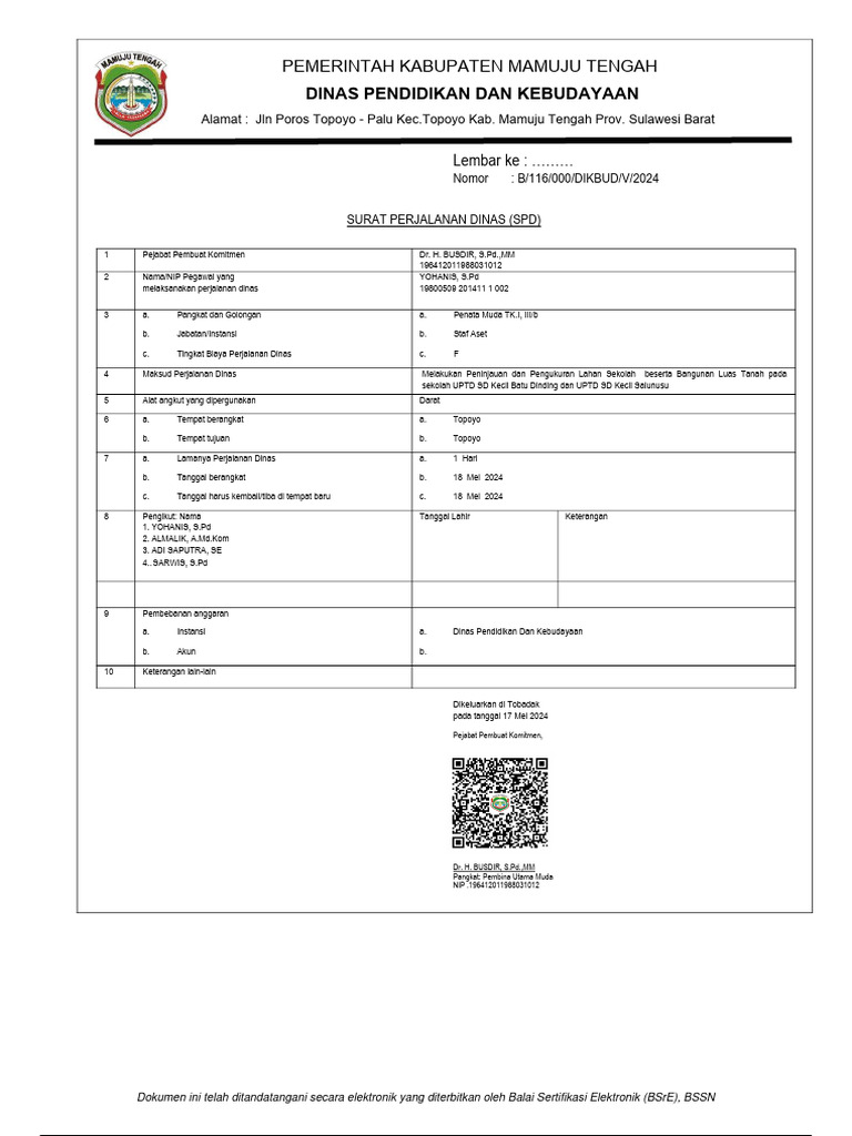 2024051712474720240517120306template. SPPD MALIK DAN ADI | PDF