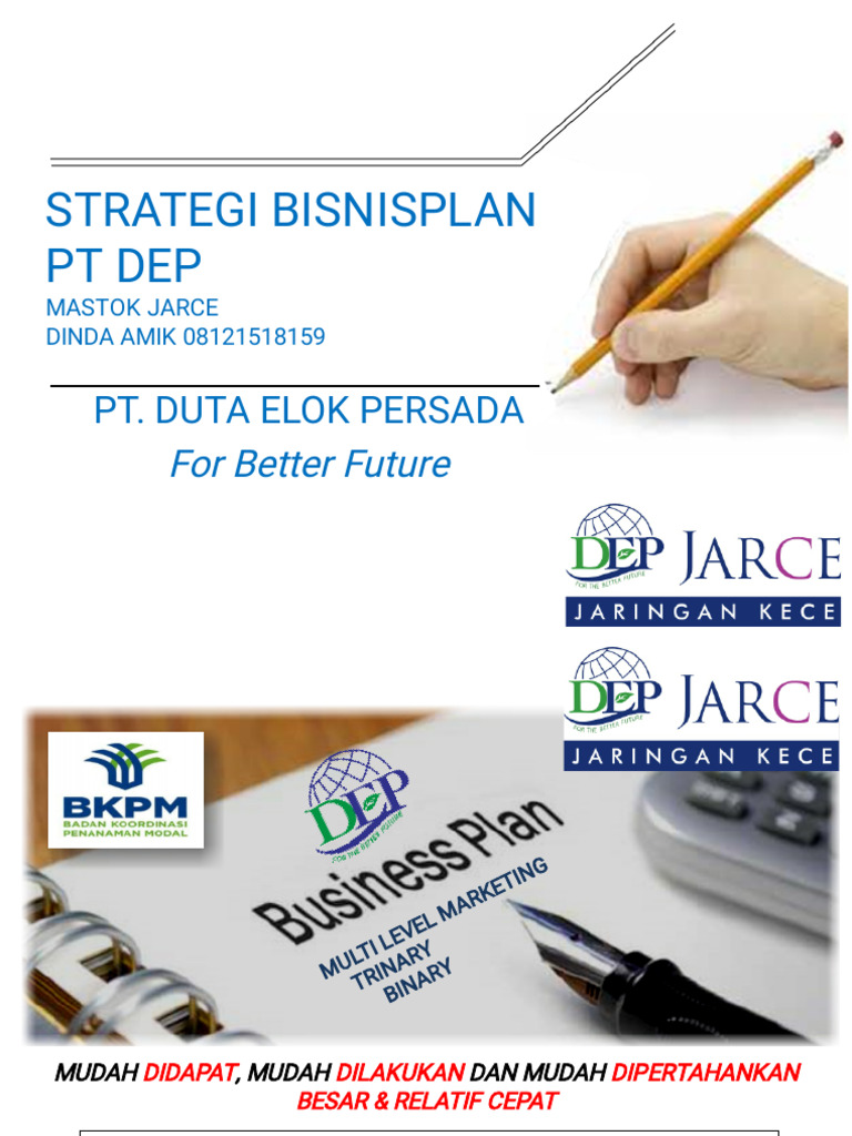 Strategi Bisnis Plan PT Dep | PDF