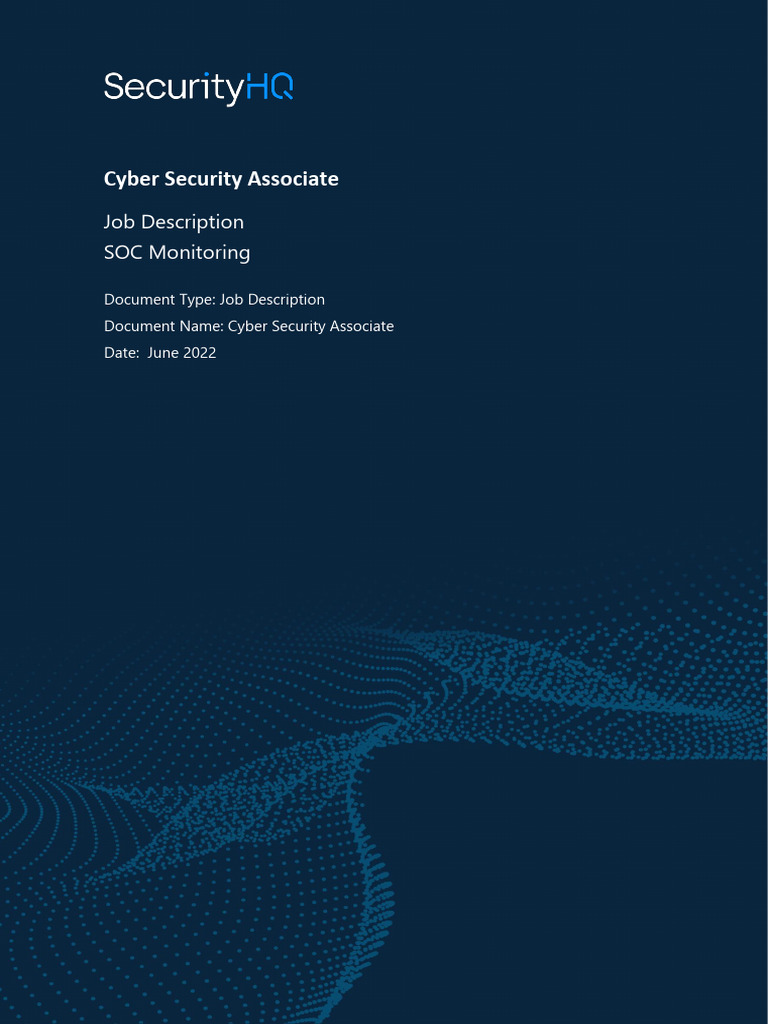 Cyber Security Associate | Download Free PDF | Security | Computer Security