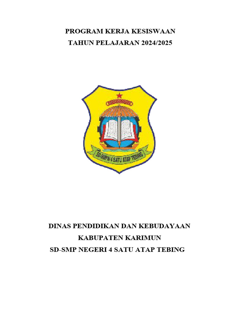 Program Kesiswaan 2024/2025 | PDF