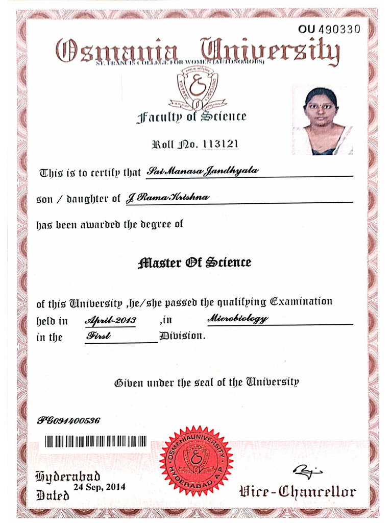 3072503 Degree | PDF