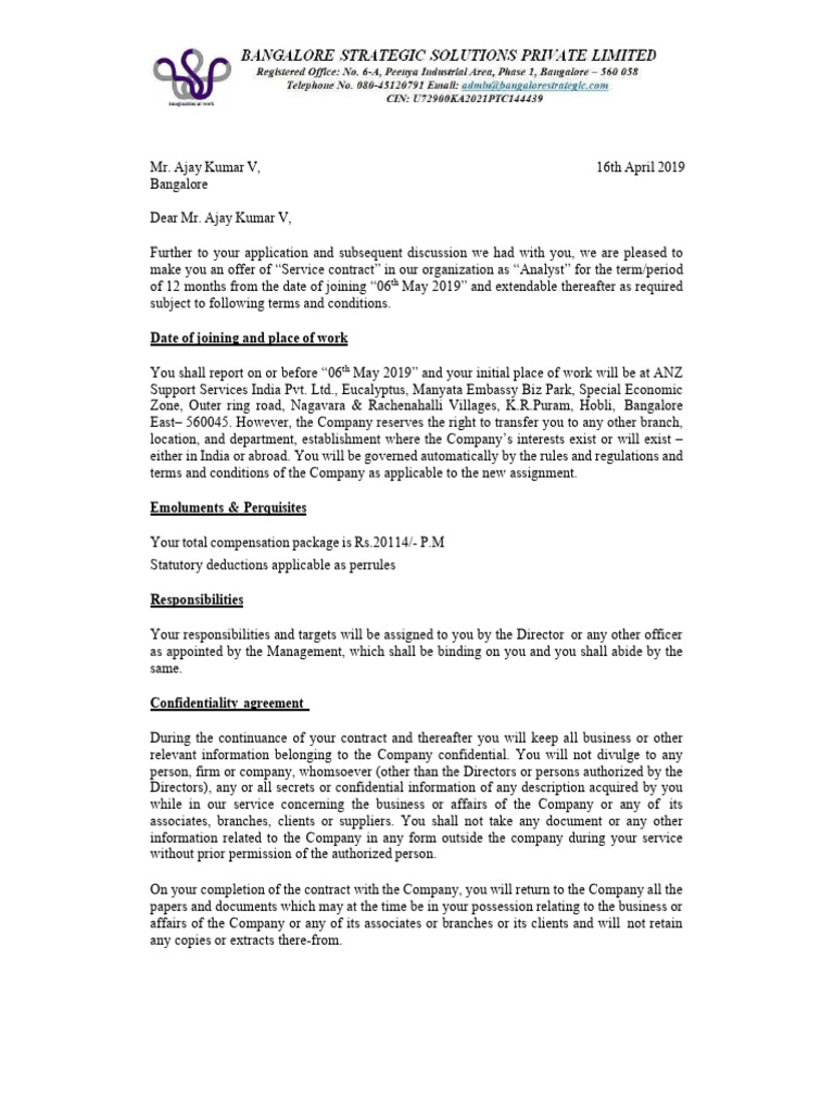 Ajay Kumar V | PDF | Employment | Taxes