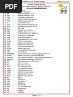 Networking Abbreviations and Acronyms | PDF