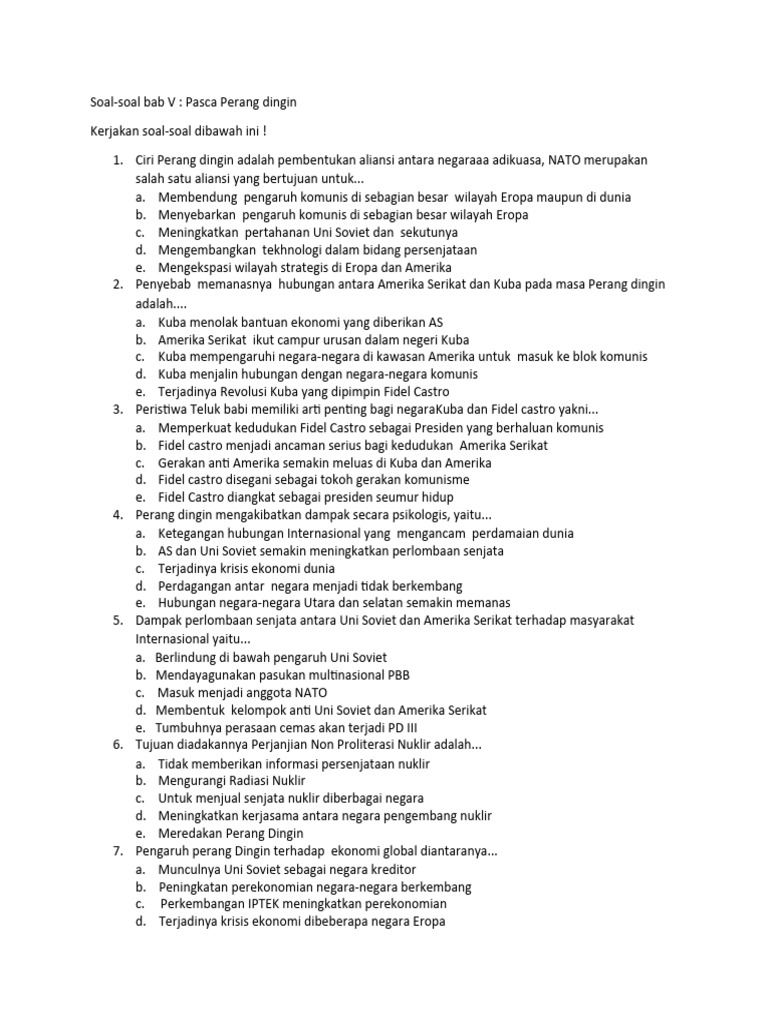 Soal Kelas XII 23 - Pib 6 Okt | PDF