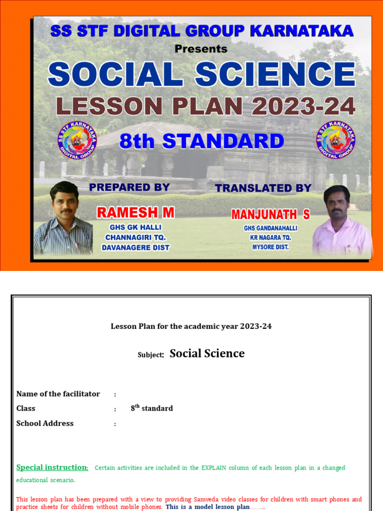 8th-Social-LP-EM-2023-24 | PDF | Science | Citizenship